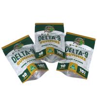 China Smell Proof Heat Seal Zipper Stand Up Pouches Plastic Mylar Bags Custom Logo Printed for sale