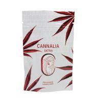 China Custom Printed Smell Proof Herbs Ziplock Mylar Bags for Cookie Gummy Biscuit Packaging for sale
