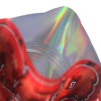 China 3.5G Rainbow Skittles Medibles Holographic Die Cut Mylar Bags Custom Print Zip Lock Bags for sale