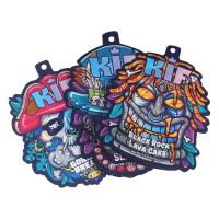 China Custom Shaped Aluminum Foil Die Cut Mylar Bags 3.5G Zipper Bags Smell Proof for sale