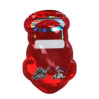 China Custom Mylar Packaging Bag Plastic Die Cut 3.5g Special Shape Bag for sale