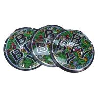 China Custom Printed Glossy Die Cut Mylar Bags 3.5G Unique Special Shaped Mylar Bags for sale