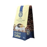 China Customized Logo Flat Bottom Pouch Matte Laminated Zip Lock Coffee Bags With Valve for sale