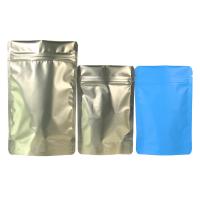China Custom Zipper Resealable Aluminum Foil Mylar Bag Plastic Packaging Bag With Window for sale