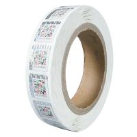 China Custom Holographic Label Roll Waterproof Vinyl Sticker Design For Food Shipping for sale