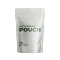 China Compostable Food Grade Biodegradable Kraft Paper Bags Coffee Snack Zipper Packaging Pouch for sale