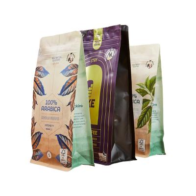 China Biodegradable Kraft Paper Food Zipper Packaging Stand Up Pouch Custom Resealable Waterproof for sale