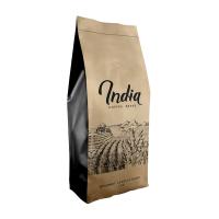China Custom Biodegradable Side Gusset Flat Bottom Beans Packaging 100g 150g 250g 500g 1kg Coffee Bag With Valve And Zipper for sale