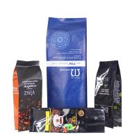 China Resealable Good Grade Kraft Paper Bag Printed flat bottom Packaging Bag Coffee Bag For Tea Packaging Pouch for sale
