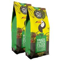 China Custom 250g 500g 1kg Coffee Bean Packaging Bag Side Gueest Bag With Valve for sale