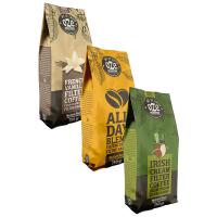 China Custom 250g 500g 1kg Coffee Bean Packaging Bag Side Gueest Bag With Valve for sale