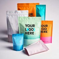 China Custom Printed Stand Up Zipper Pouches for Food Packaging MOQ 1000pcs for sale