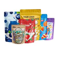China Custom Printed Stand Up Zipper Pouches for Food Packaging MOQ 1000pcs for sale