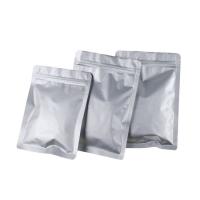China Full Aluminum Vacuum Storage Bag with Moisture Proof Heat Seal and Custom Size Three Side Seal Pouch for sale