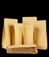 China Zipper Top Moisture Proof Stand Up Pouch for Coffee Packaging with Custom Size Aluminum Vacuum Bag for sale