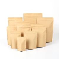 China Custom Size Moisture Proof Zipper Lock Stand Up Pouch for Resealable Food Storage for sale