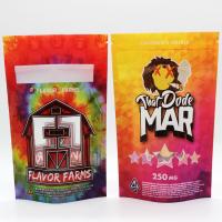 China weed Aluminum Foil Mylar Bag Stand Up Zipper 3 Sided Sealed Bag for sale