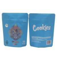 China OEM Matte Body Scrub Pouch Mylar ziplockk 3.5g Packaging Pouches for sale