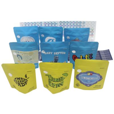 China Heat Sealing Aluminum Foil Mylar Bag Custom Printed Logo ziplockk Mylar Bags for sale
