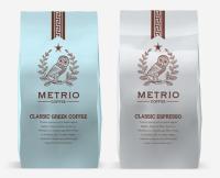 China Custom Printed Flat Bottom Coffee Packaging Bag for sale