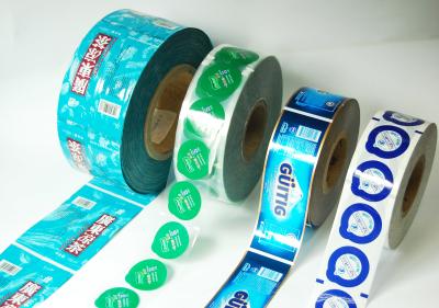 China Gravure Printed Plastic Roll FilmFor Packaging for sale