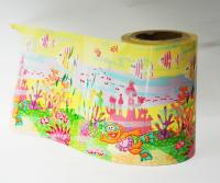 China Eco Friendly BOPP 80mm Width Plastic Printed Laminated Packaging Film Roll for sale