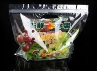 China SGS Fresh Vegetable Plastic Packaging Bags CPP Reclosed Resealable Plastic Bags for sale