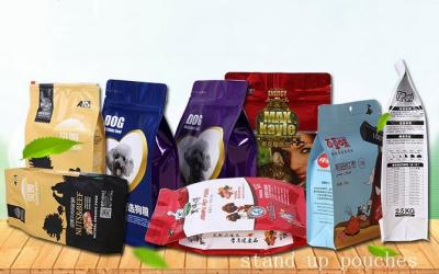 China Plastic Stand Up Zipper Bags Moisture Proof For Food Packaging for sale