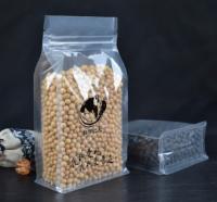China FDA see through 150 microns Transparent Stand Up Pouch With Zipper for sale