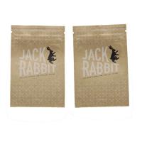 China Paper Kraft Bag Stand up Zipper Kraft Paper Pouch Waterproof Zipper Sealed Resealable for sale