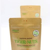 China Kraft Stand up Pouch Printed Paper Tea Bag Custom Zipper Lock Heat Seal Printed Pouch for sale