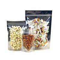 China Clear Mylar Flat Bottom Stand Up Pouch 3.5g Laminated Foil Pouches QS for sale