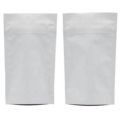 China ziplockk Mylar White Kraft Stand Up Pouch Compostable Non Toxic MOPP for sale