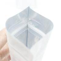 China ziplockk Mylar White Kraft Stand Up Pouch Compostable Non Toxic MOPP for sale