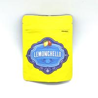 China Lemon slices Compostable Stand Up Pouches 3.5g Yellow Digital Printed for sale