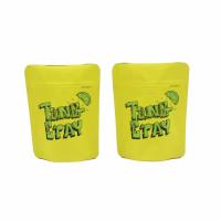 China Lemon slices Compostable Stand Up Pouches 3.5g Yellow Digital Printed for sale