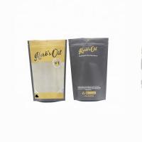 China EPI Biscuit Tear Notch Resealable Kraft Paper Bag With Transparent Window for sale