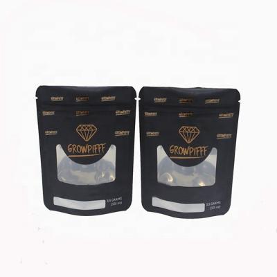 China Eco Friendly Mylar Foil Mini Pouches Cookies Food Holographic Stand Up Pouch for sale