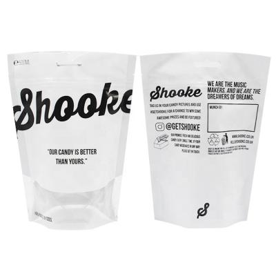 China VMPET Doypack Zip Lock Pouch Bags Stand Up Pouches With Window for sale