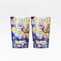 China Custom Printing Aluminum Foil ziplockk Bag 3 Sides Seal With Clear Window for sale