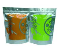 China Resealable Custom Food Packaging Bags Foil ziplockk Pouches With Window OEM / ODM for sale