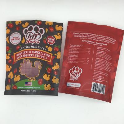 China Resealable Custom Food Packaging Bags Foil ziplockk Pouches With Window OEM / ODM for sale