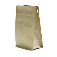 China Custom Printed Stand Up Pouch Coffee Bag Flat Bottom Coffee Packaging Bag Pouch With Zipper for sale