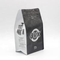 China Coffee Bag Flat Bottom Plastic Coffee Bag Coffee Bag With Valve coffee packaging pouch Factory Direct Sale for sale