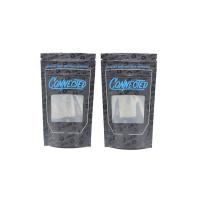China Snacks 0.25oz AL Soft Touch Mylar Bag Stand Up Resealable Bags for sale