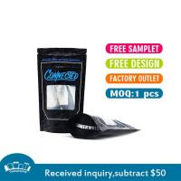 China Snacks 0.25oz AL Soft Touch Mylar Bag Stand Up Resealable Bags for sale