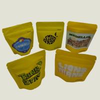China Embossing Soft Touch Mylar Bag 0.5oz zippered Retortable Pouch Packaging for sale