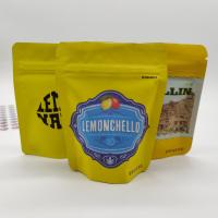 China Embossing Soft Touch Mylar Bag 0.5oz zippered Retortable Pouch Packaging for sale
