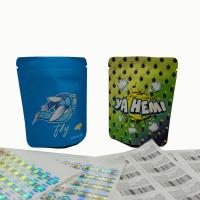 China Childproof 100 Mircons Resealable Stand Up Pouches For Food Packaging for sale