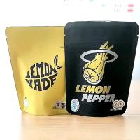China 110 Microns Soft Touch Mylar Bag Doypack Tear Notch Resealable Pouch Packaging for sale